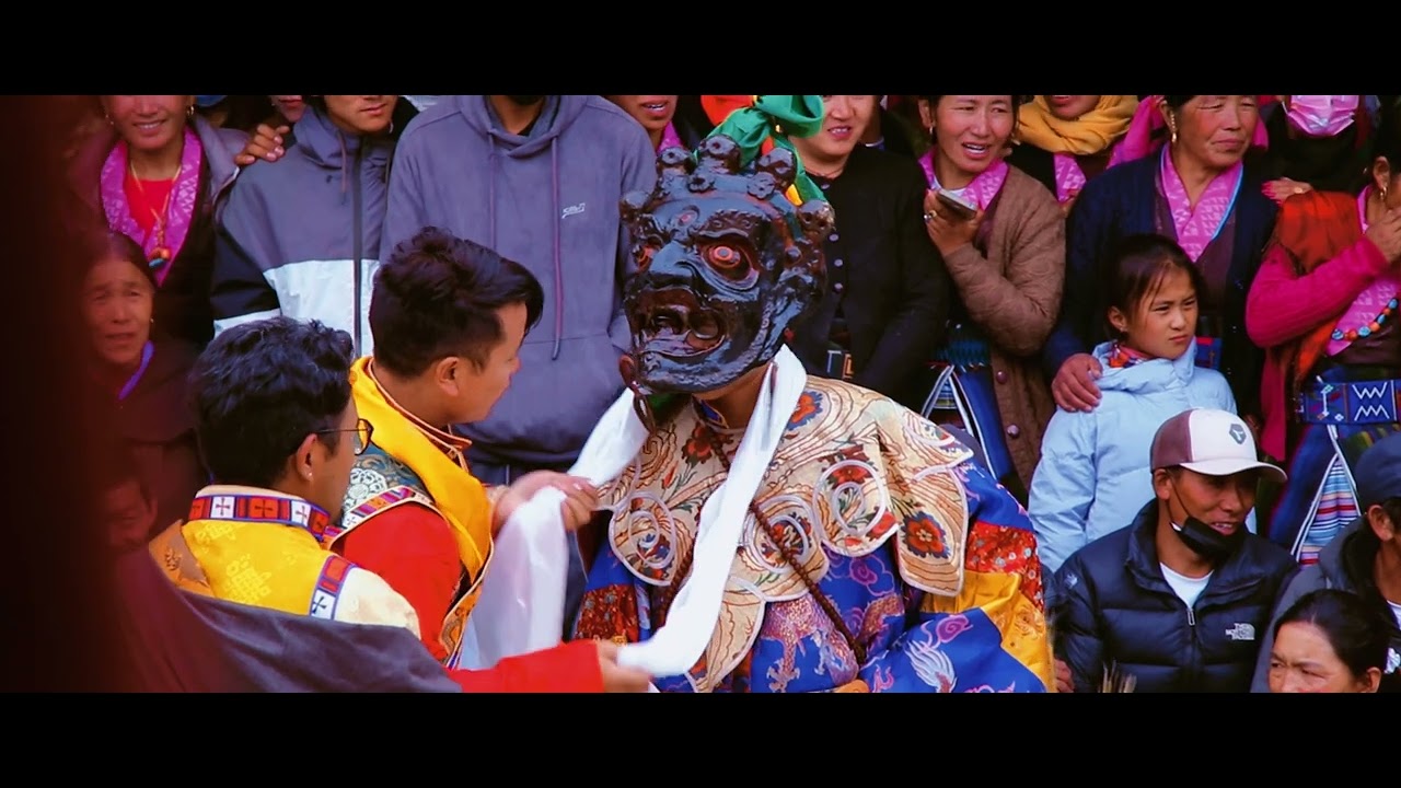 Cham dance of Buddhism. @palewamnamgyalmonasticscho4157 - YouTube