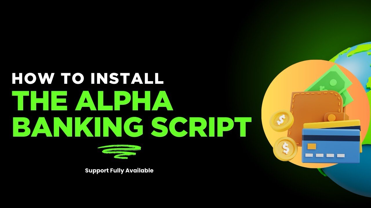 How to create an Online Banking website using the Alpha script - YouTube