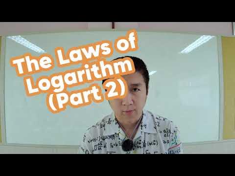 Actual Teaching: The Laws of Logarithm Part 2 - YouTube