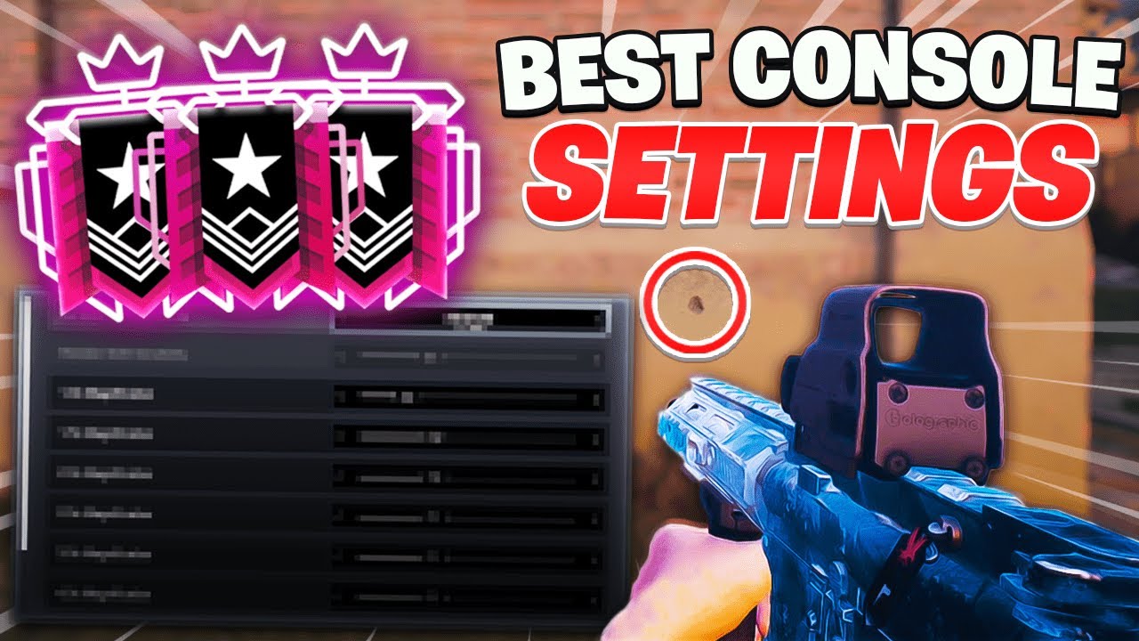 Champion NEW *BEST* Settings & Sensitivity - Rainbow Six Siege Console ...