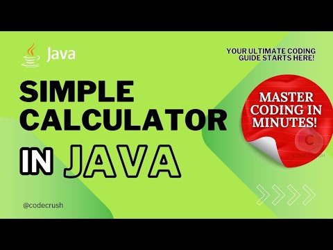 Calculator In Java | Calculator Program In Java | Make a Simple ...
