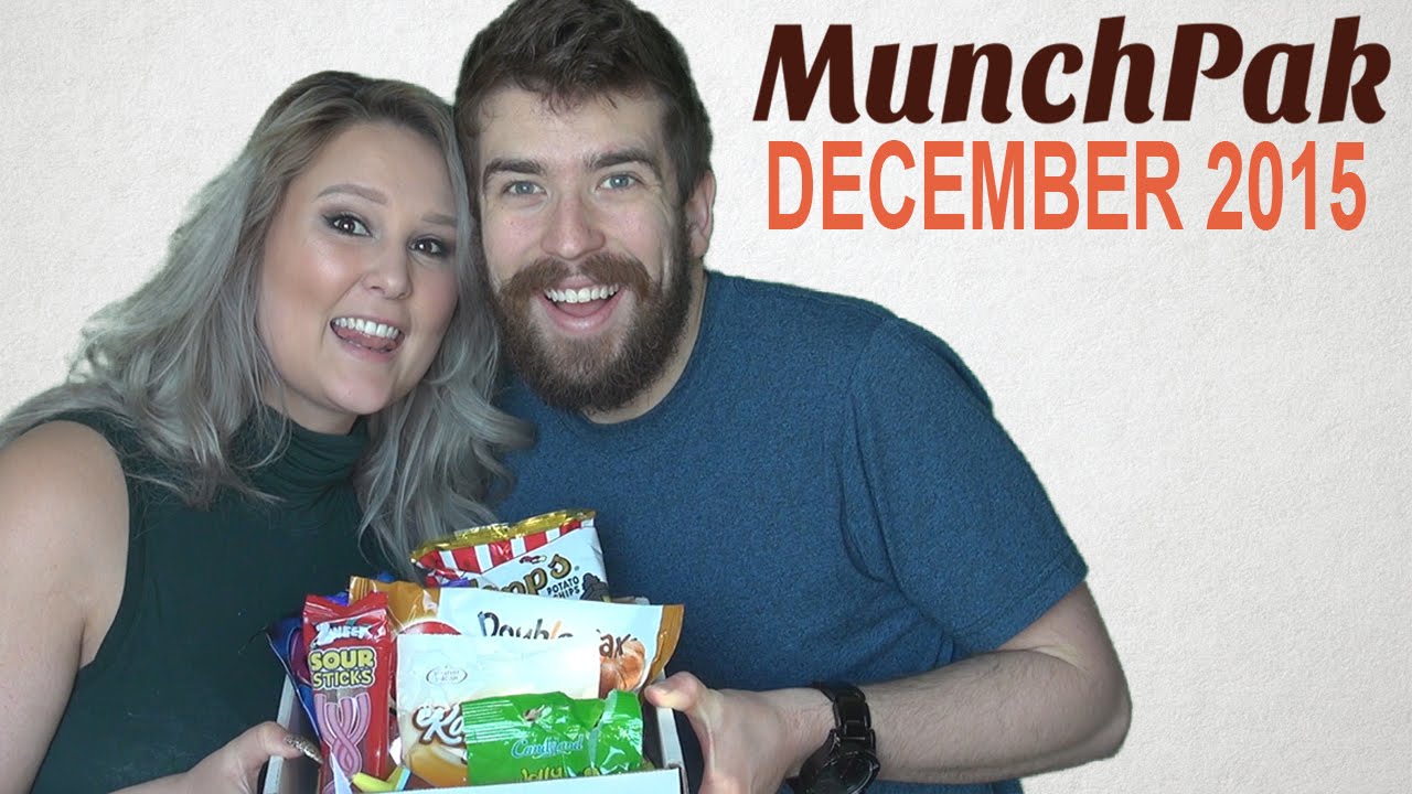 MunchPak Unboxing w/ DanQ8000 And Tara - December 2015 | DanQ8000 - YouTube