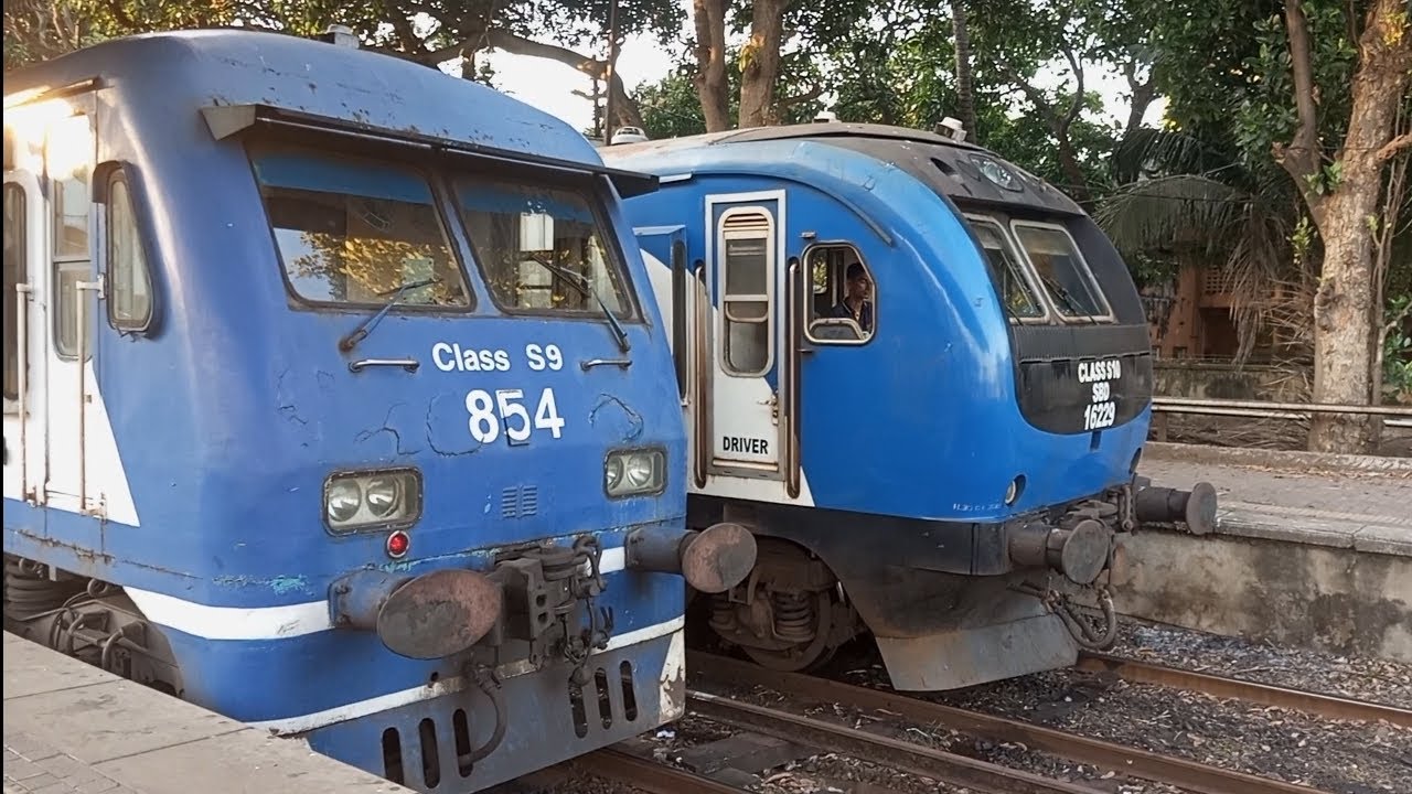 Class S9 And S10 New China trains Railway Sri Lanka Colombo Evening ...