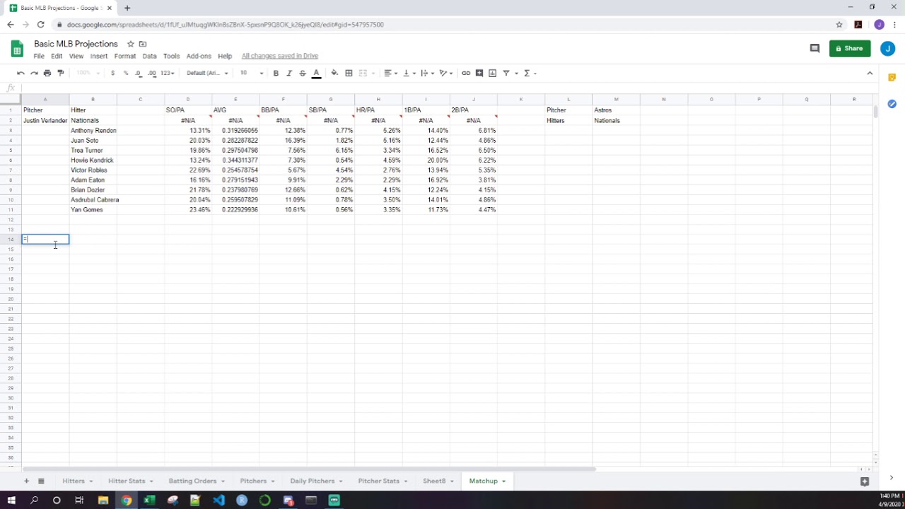 Basic MLB Projections modeling Part 3: Regression! - YouTube