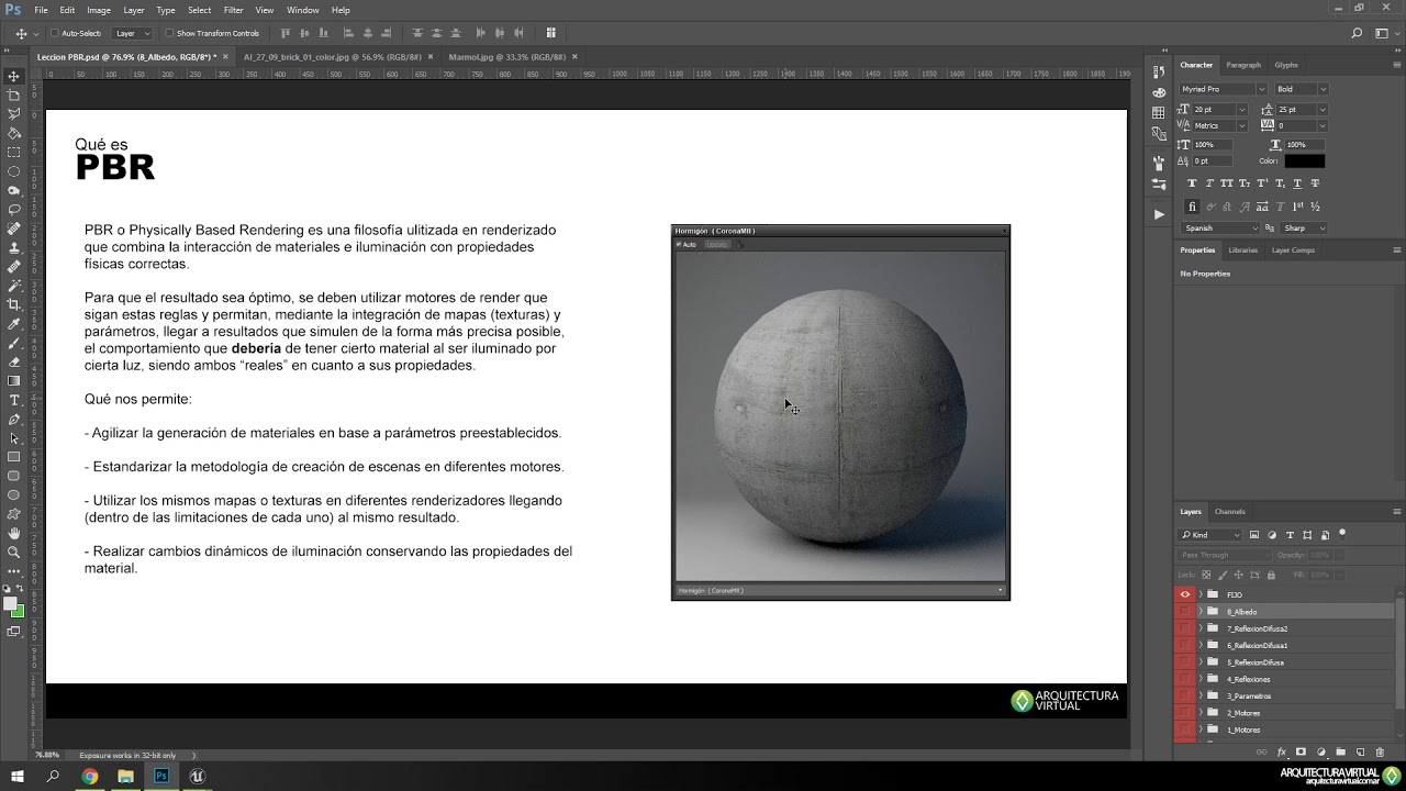 Materiales PBR - Curso Gratuito - Lección 1 - YouTube