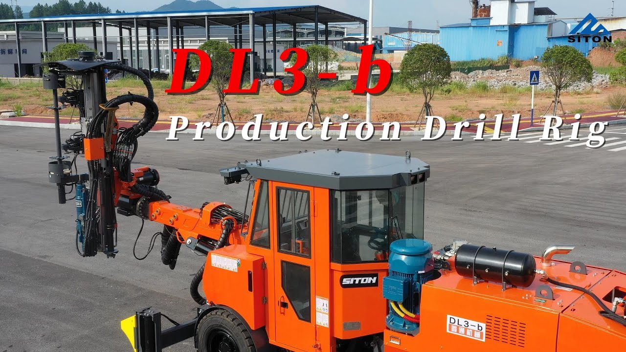 DL3-b Underground Production Drilling Rig for Mine and Tunnels - YouTube