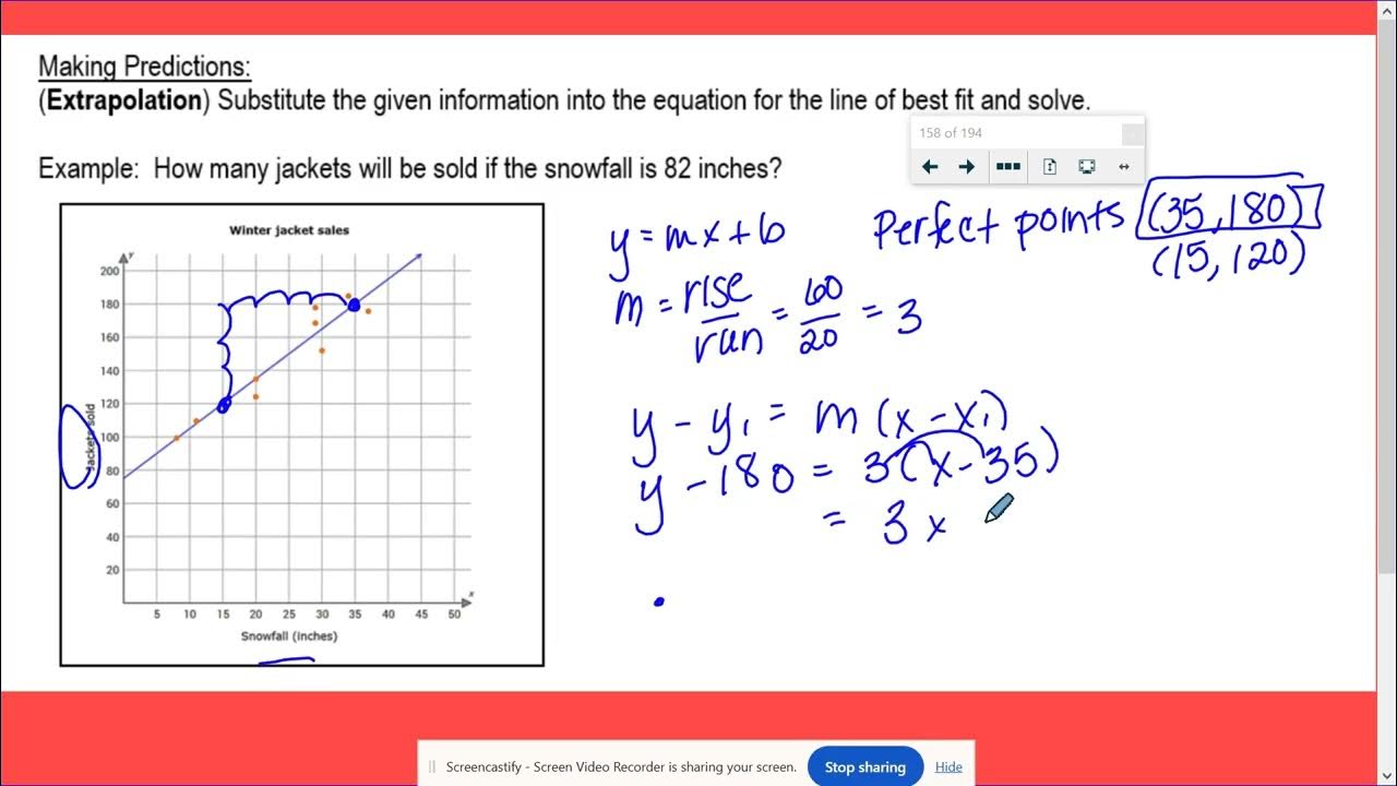 Line of Best Fit - YouTube