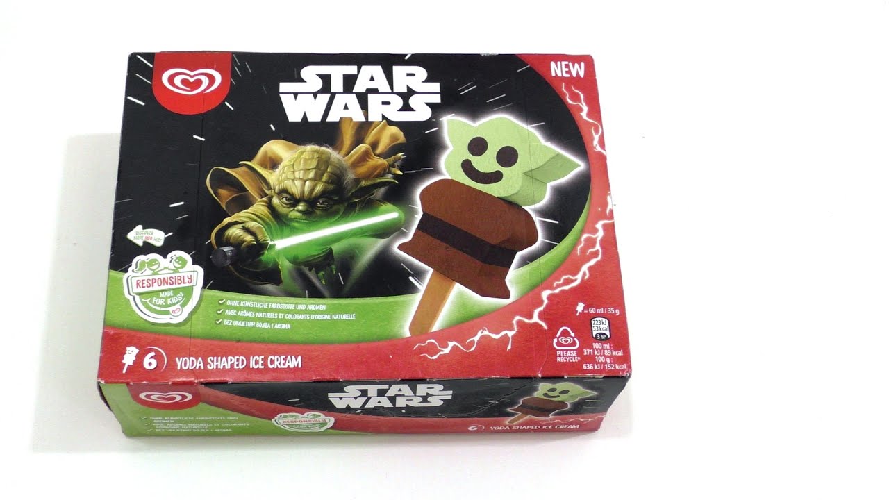 Star Wars: Yoda shaped Ice Cram - YouTube
