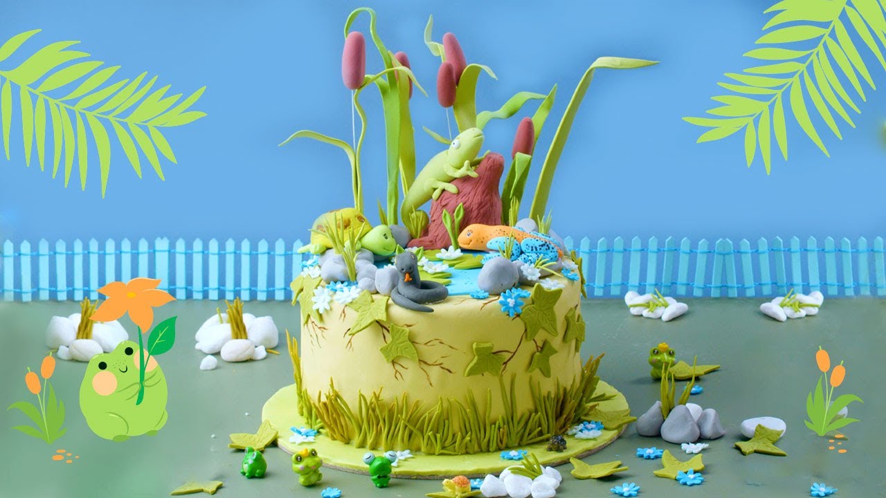 Swamp Cake | How To Make Easy Cake Decorating | WeCake - YouTube