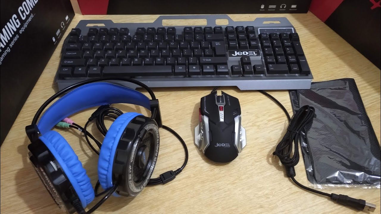pack gaming combo 4 in 1 - YouTube