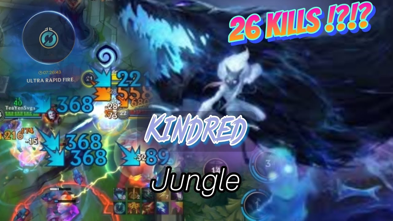 Wild Rift URF IS BACK!!! Kindred Jungle 26-Kill Game! | Build/Runes ...