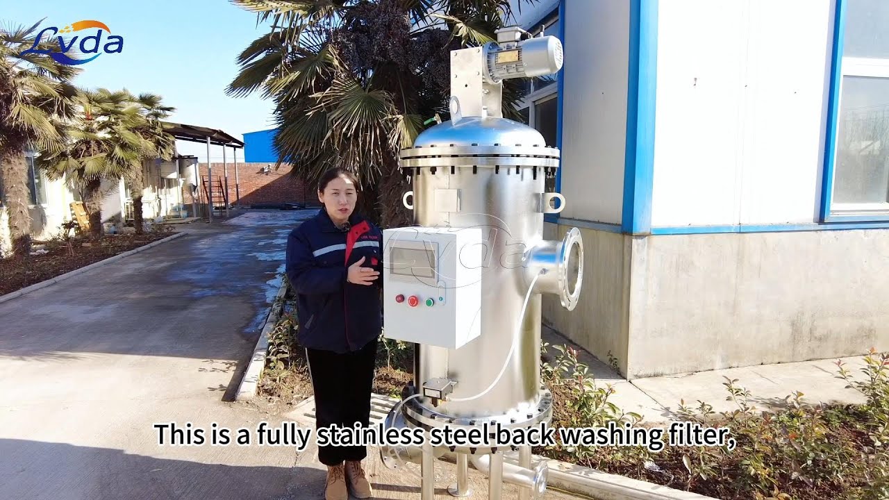 This is a fully stainless steel back washing filter,uses a multi core ...