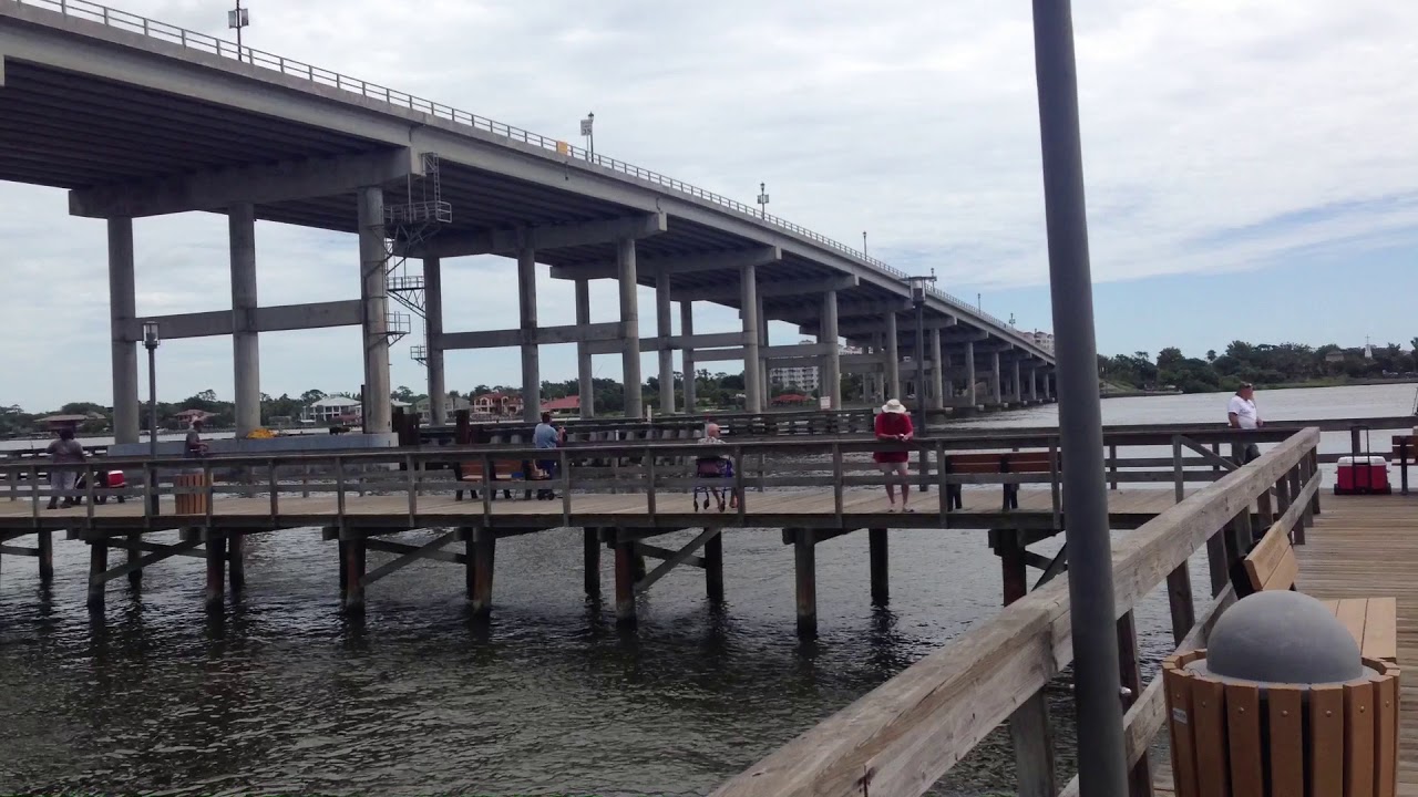 Fishing Pier under the Hwy 40, Granada Bridge - YouTube