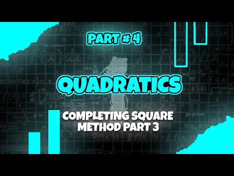 QUADRATICS | Completing square method type 3 | A LEVEL | MATHEMATICS | PART # 4 | 9709 - YouTube