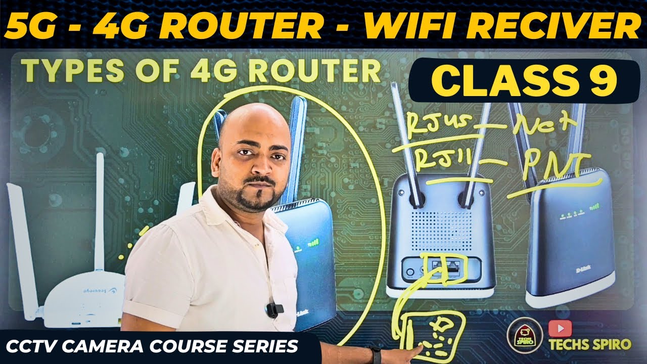 4G - 5G Router - WIFI Receiver - Router 🔥 CCTV Class 9 ⚡ CCTV Camera ...