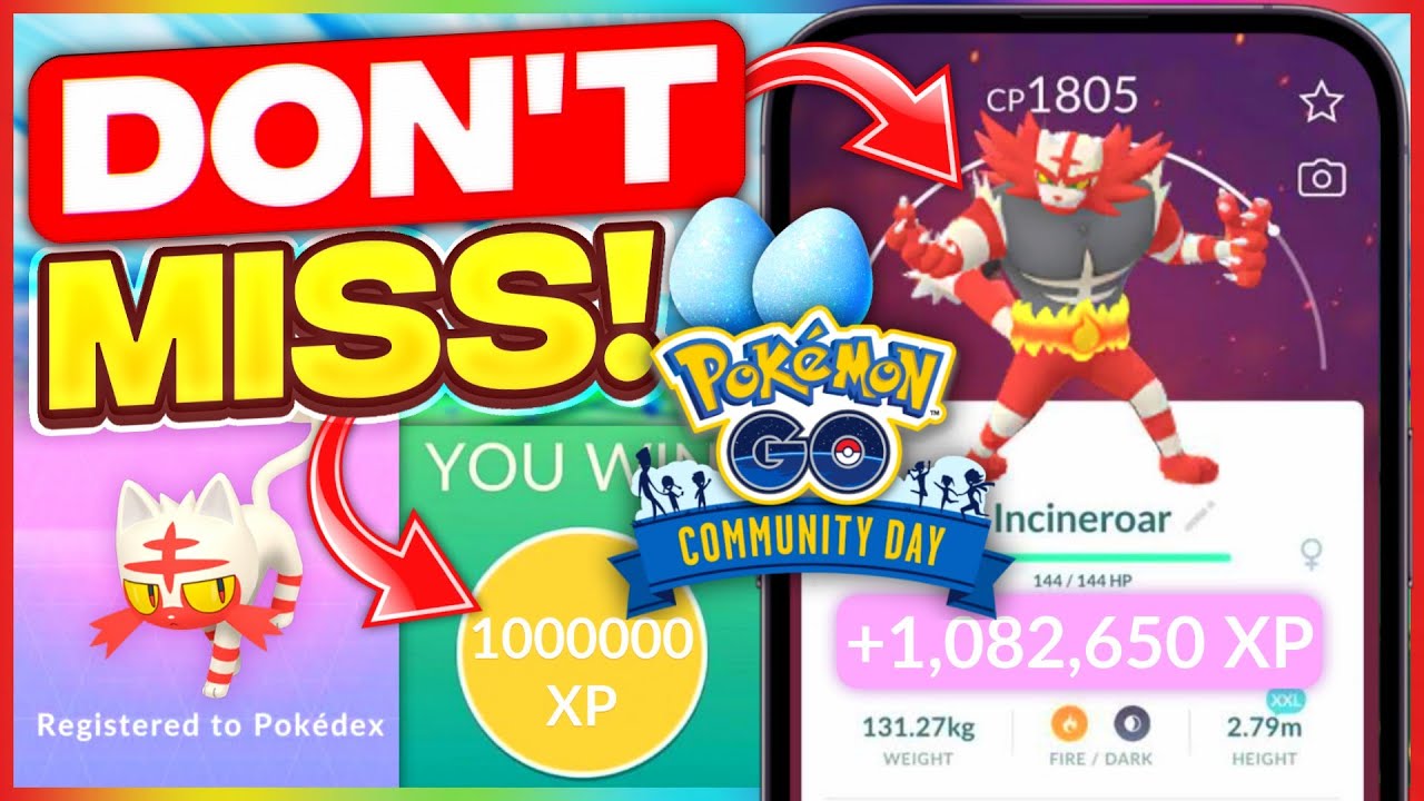 PREP NOW 3x XP! Litten Community Day March 2024 Pokemon GO - YouTube