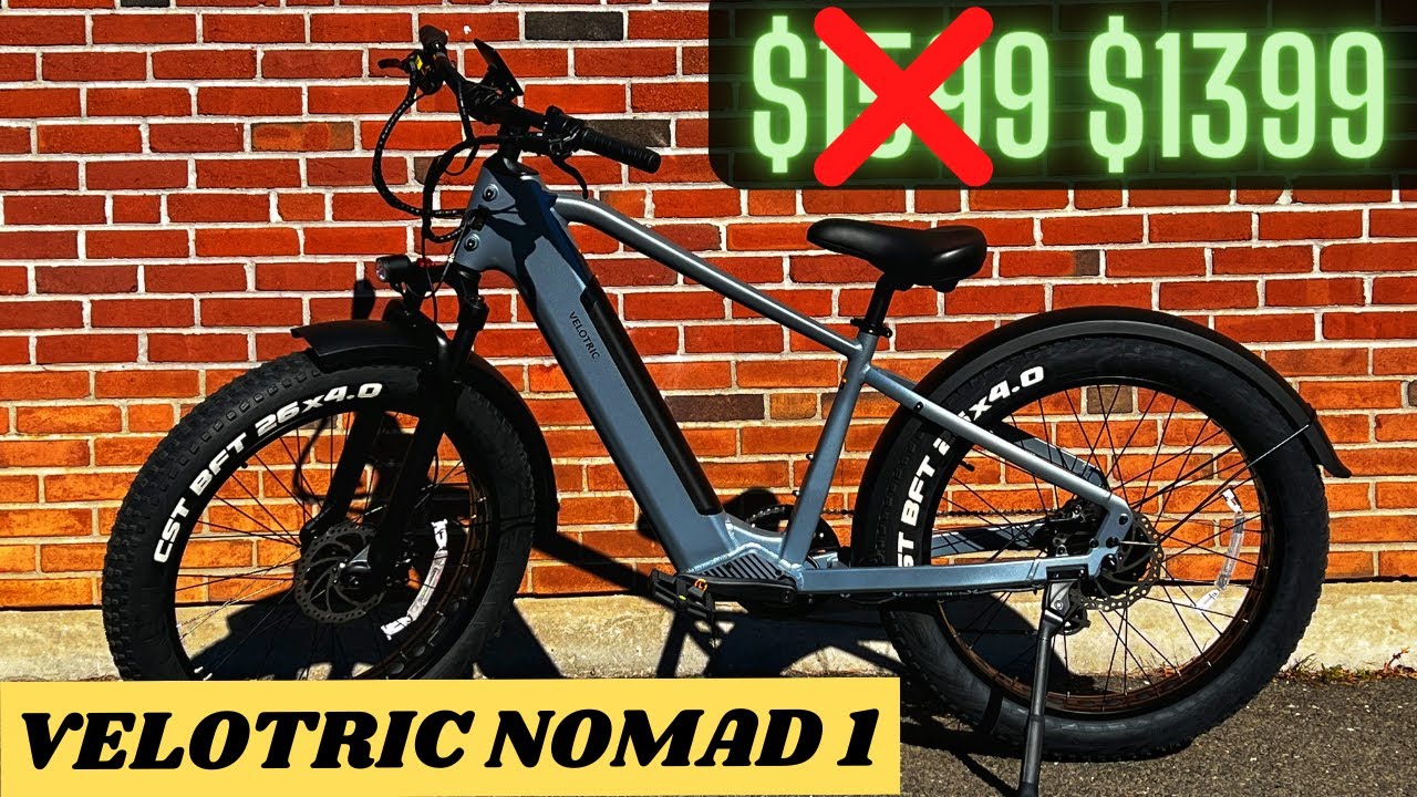 Velotric Nomad 1 High-Step Fat Tire eBike REVIEW - YouTube