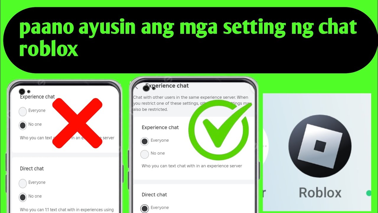 Paano Ayusin ang Mga Setting ng Chat Roblox - YouTube