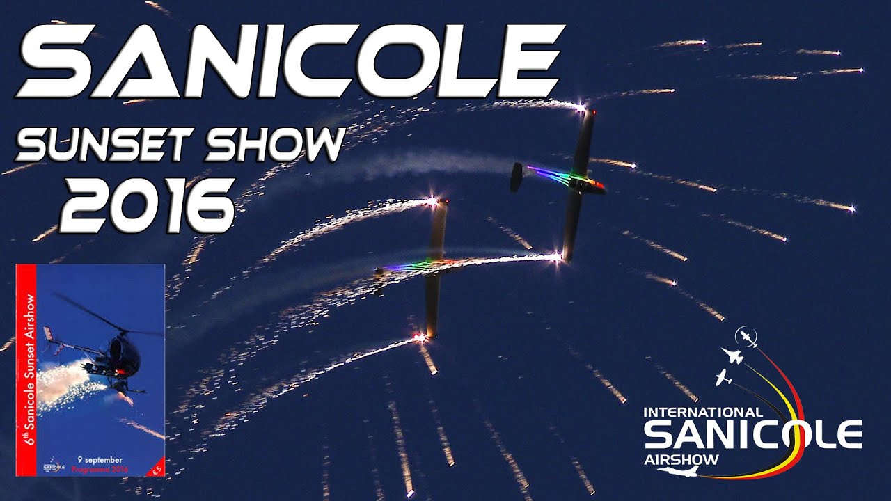 Sanicole Sunset Airshow 2016 Full Report , Gripen ,F-16,P-38,etc 4K ...