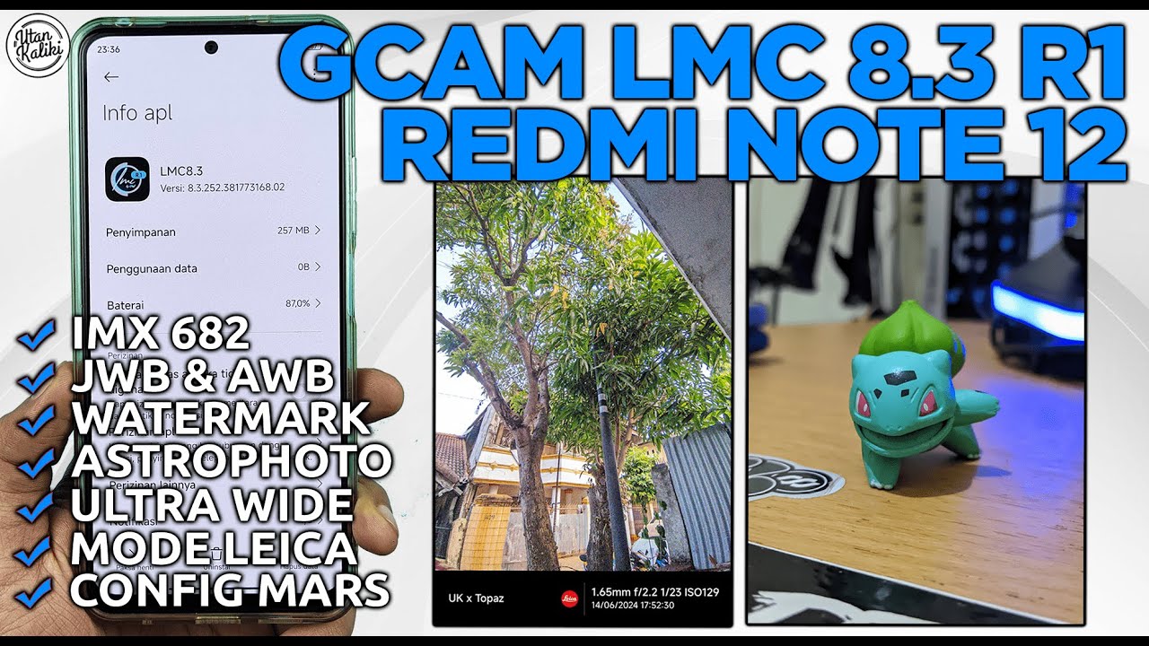 GCAM REDMI NOTE 12 | Google Camera GCam LMC 8.3 R1 Redmi Note 12 ...