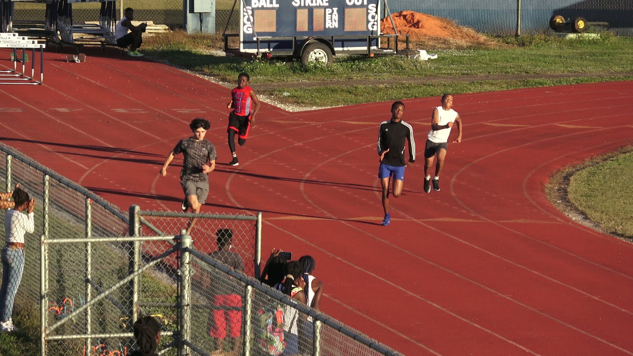 Men's 150 Meters Section 2 Final Red and Black Indoor/Outdoor Challenge ...