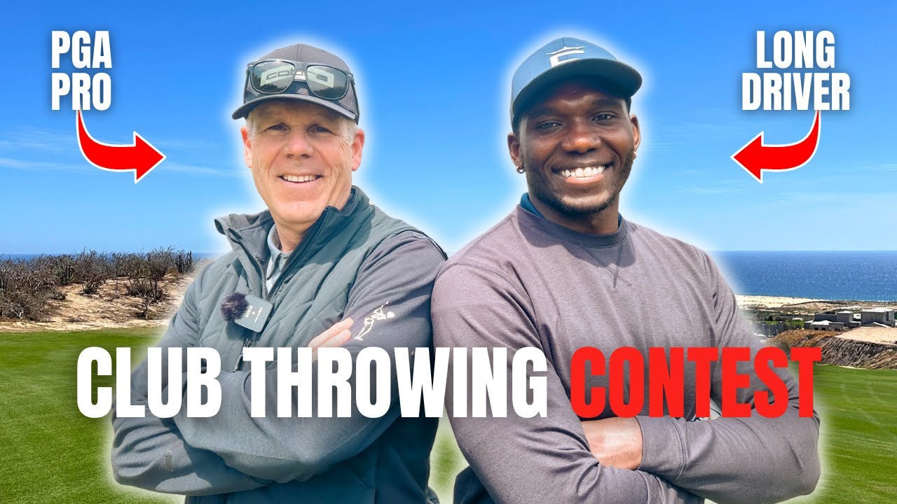 ONE OF US JUST BEAT THE GUINESS RECORD FOR GOLF CLUB THROWING! Best way ...