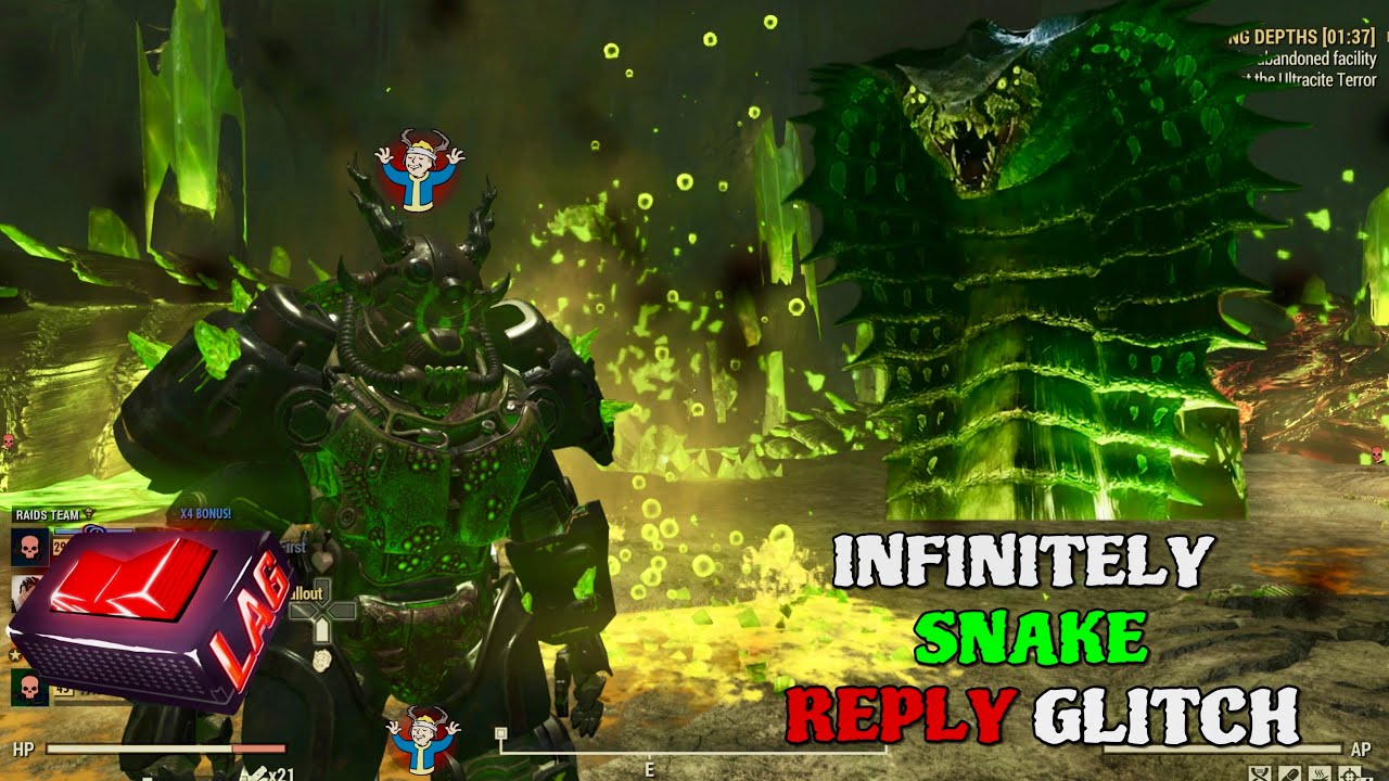 Fallout 76 - The New! Infinite SNAKE REPLAY Glitch After The Ghoul ...