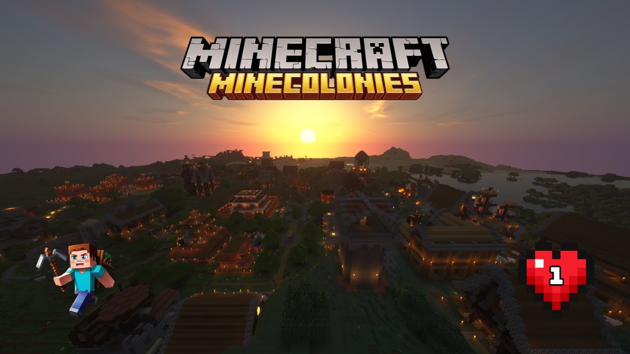 Minecraft Minecolonies: From Zero to EPIC City Build | Episode 1 - YouTube