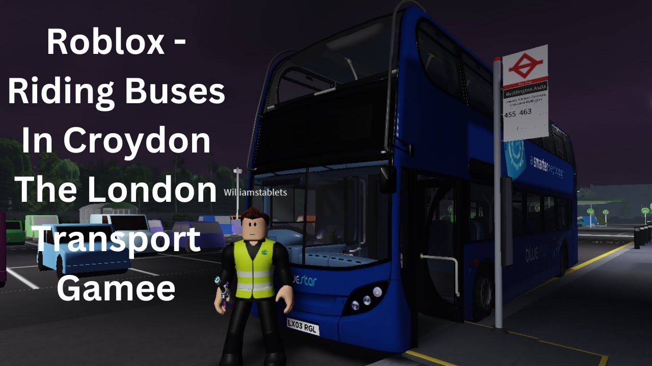 Roblox - Croydon The London Transport Game Riding Buses - YouTube