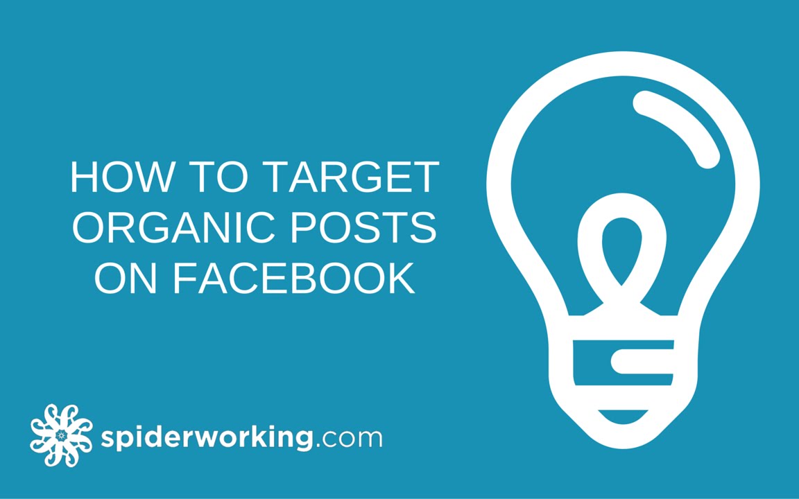 How To Target Organic Posts On Facebook - YouTube