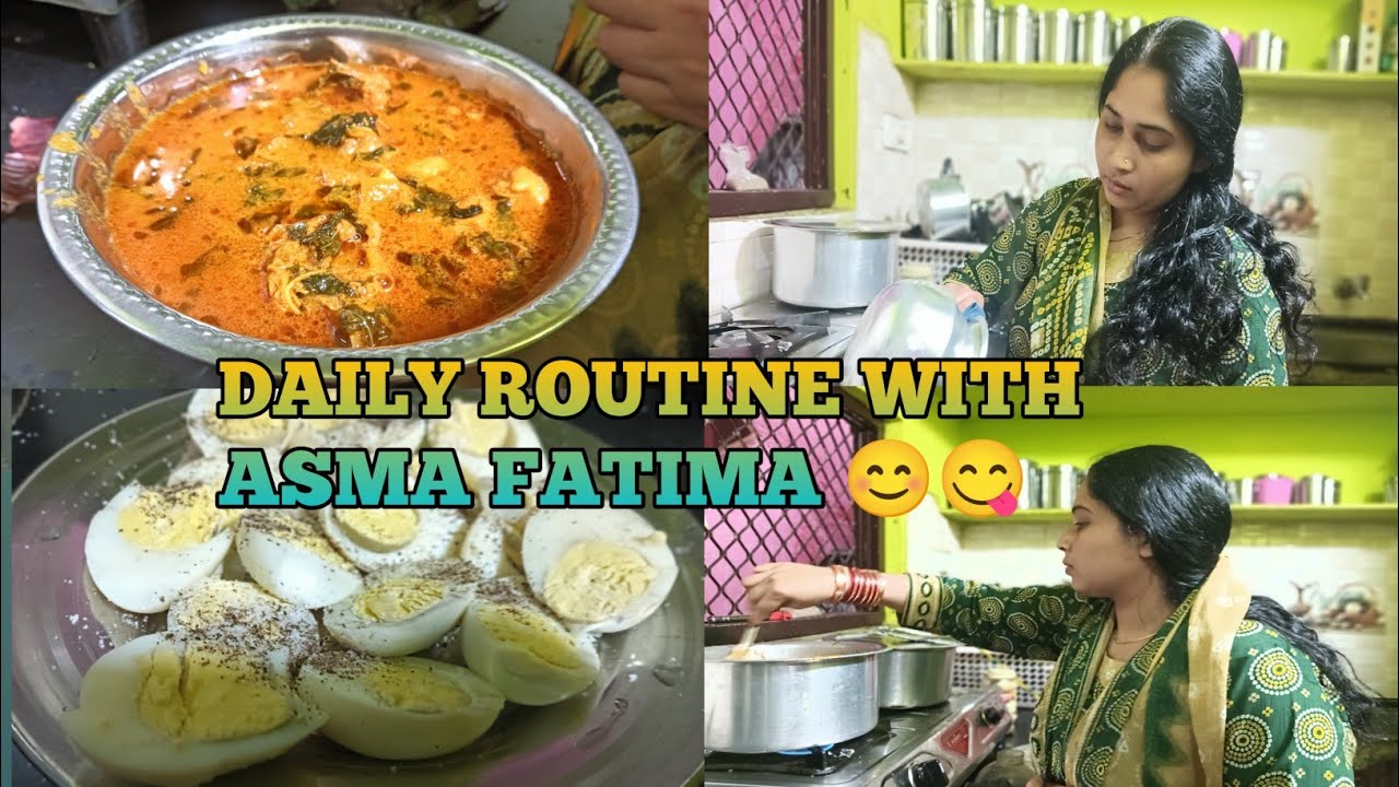 daily routine with asma Fatima 😊😋 - YouTube