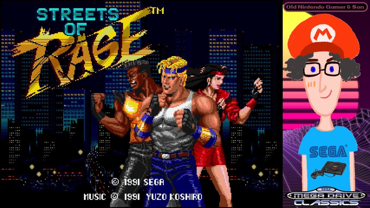 [Lee Plays] Streets of Rage - Sega Mega Drive Classics - YouTube