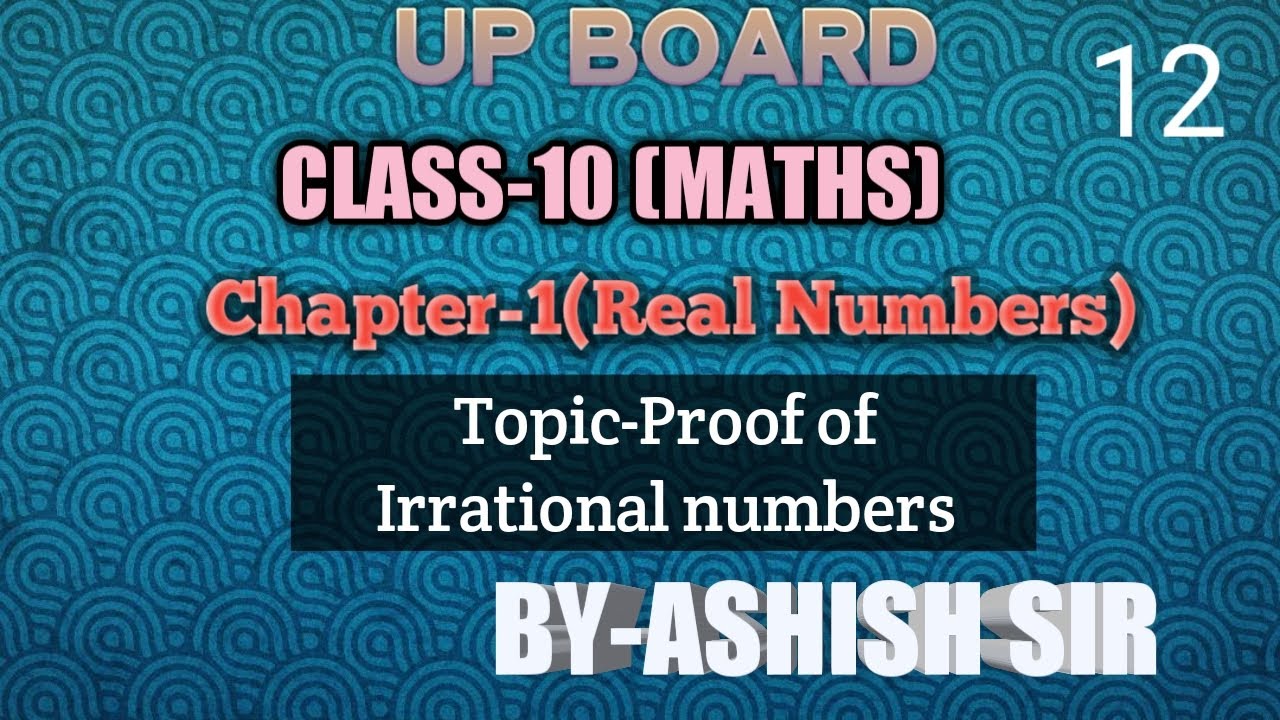 Proof of Irrational number - YouTube