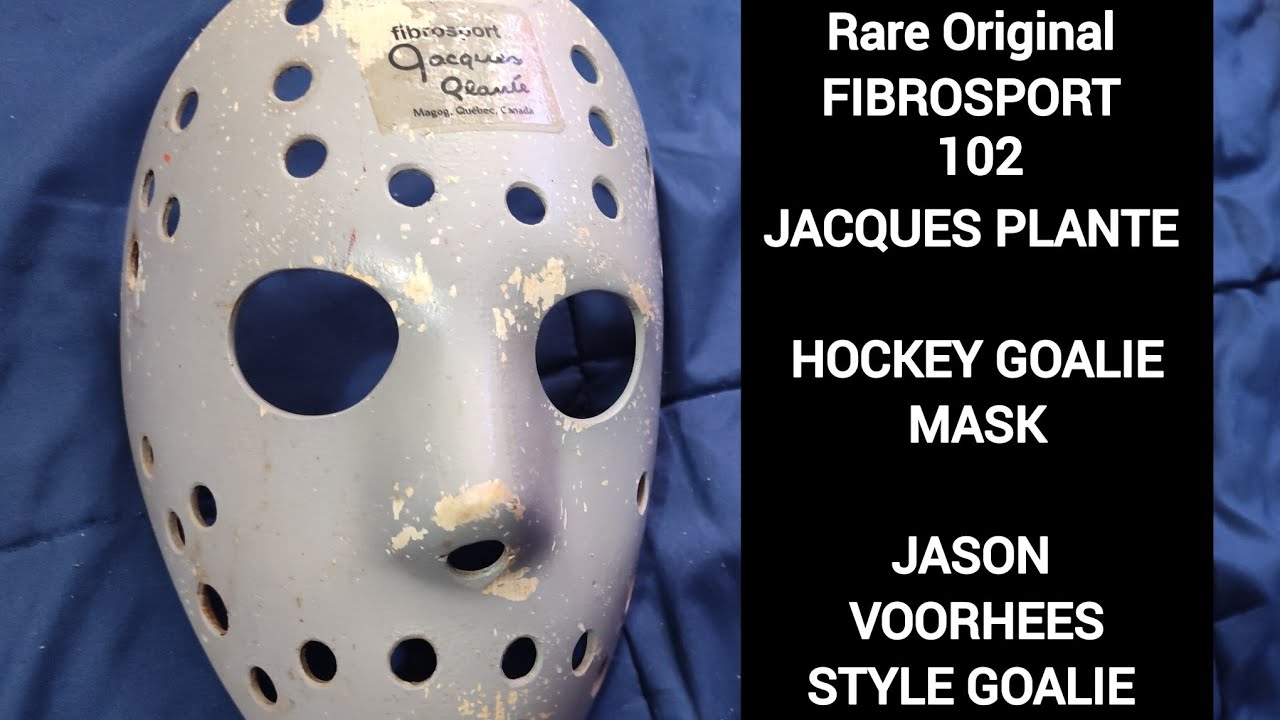 UNBOXING A RARE FIBROSPORT 102 JACQUES PLANTE GOALIE MASK (The Original ...