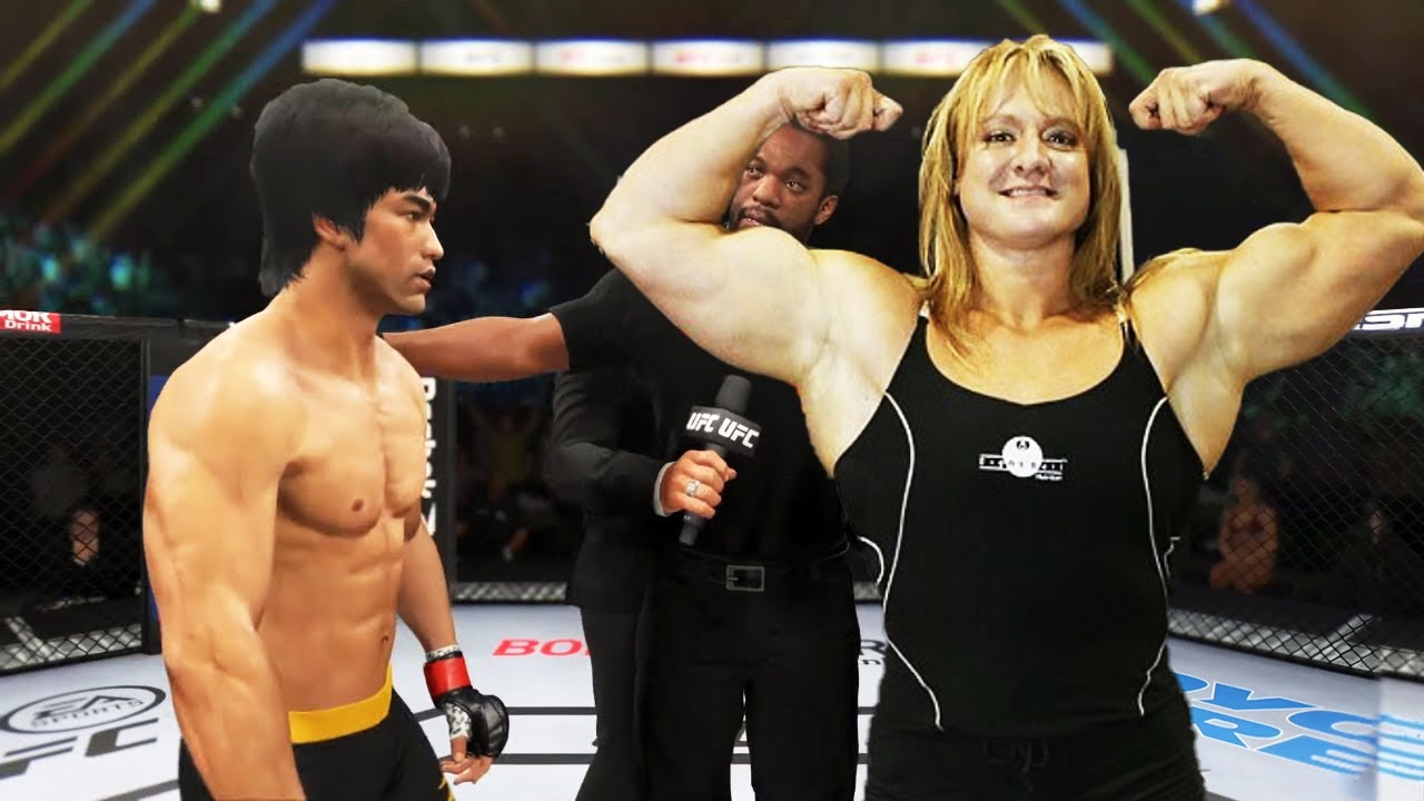 UFC 4 | Bruce Lee vs. Becca Swanson (EA Sports UFC 4) - YouTube