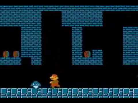 mario does the Gangnam style in 2D