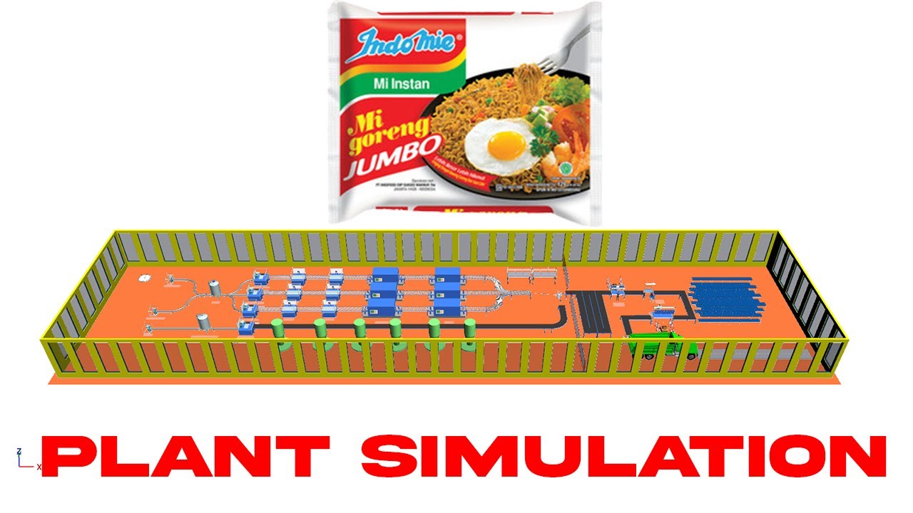 Tugas MKP - Digital Manufacturing - Instant Noodles Plant Simulation ...