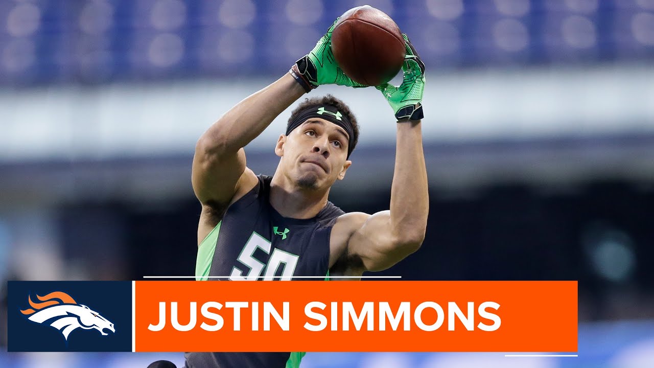 Justin Simmons' 2016 NFL Scouting Combine workout - YouTube