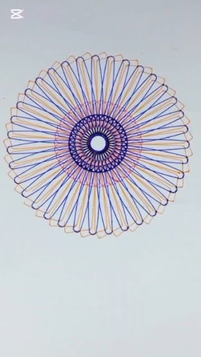 "How to Create Stunning Spirograph Art – Step-by-Step Tutorial"#art #spirograph #asmr # ...