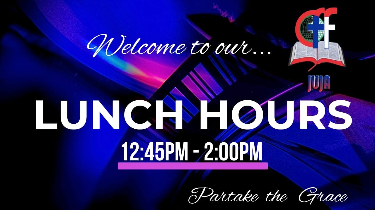 Welcome to our Lunch Hours :: Pastor Isaac Mwangi ::REMAINING STEADFAST ...