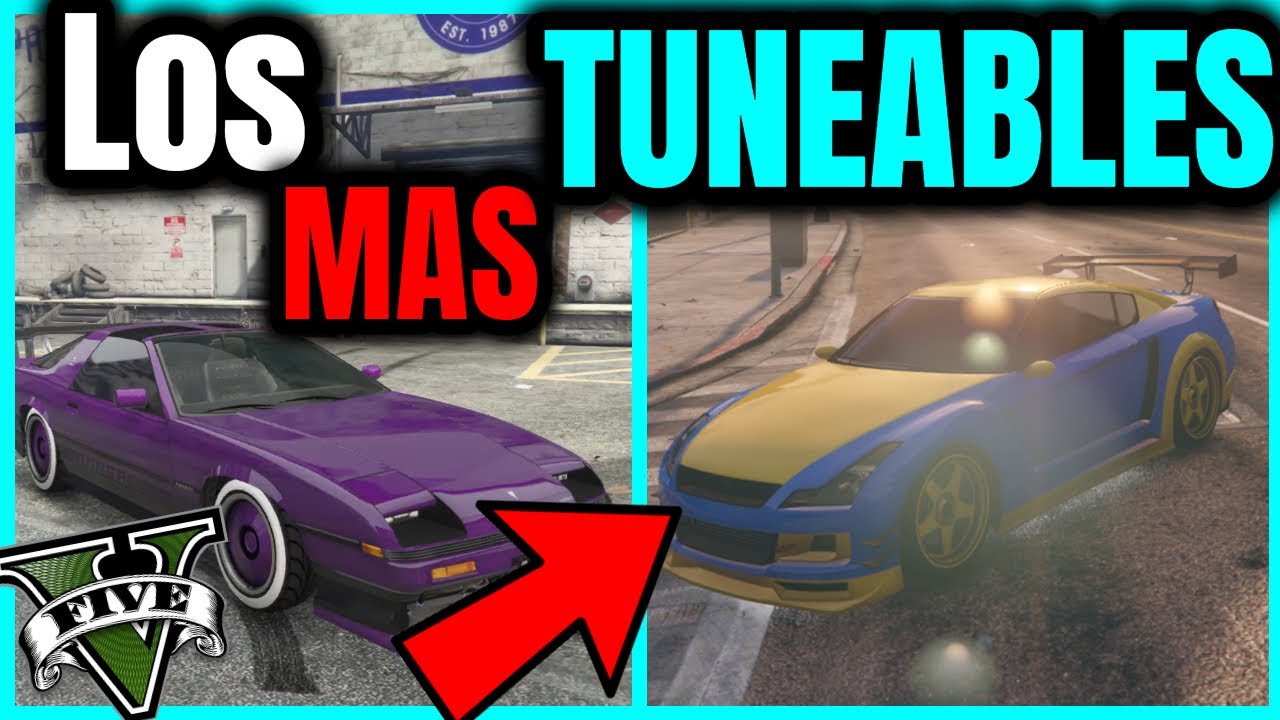 Los Coches más TUNEABLES del GTA 5 Modo Historia! MEJORES Coches para ...
