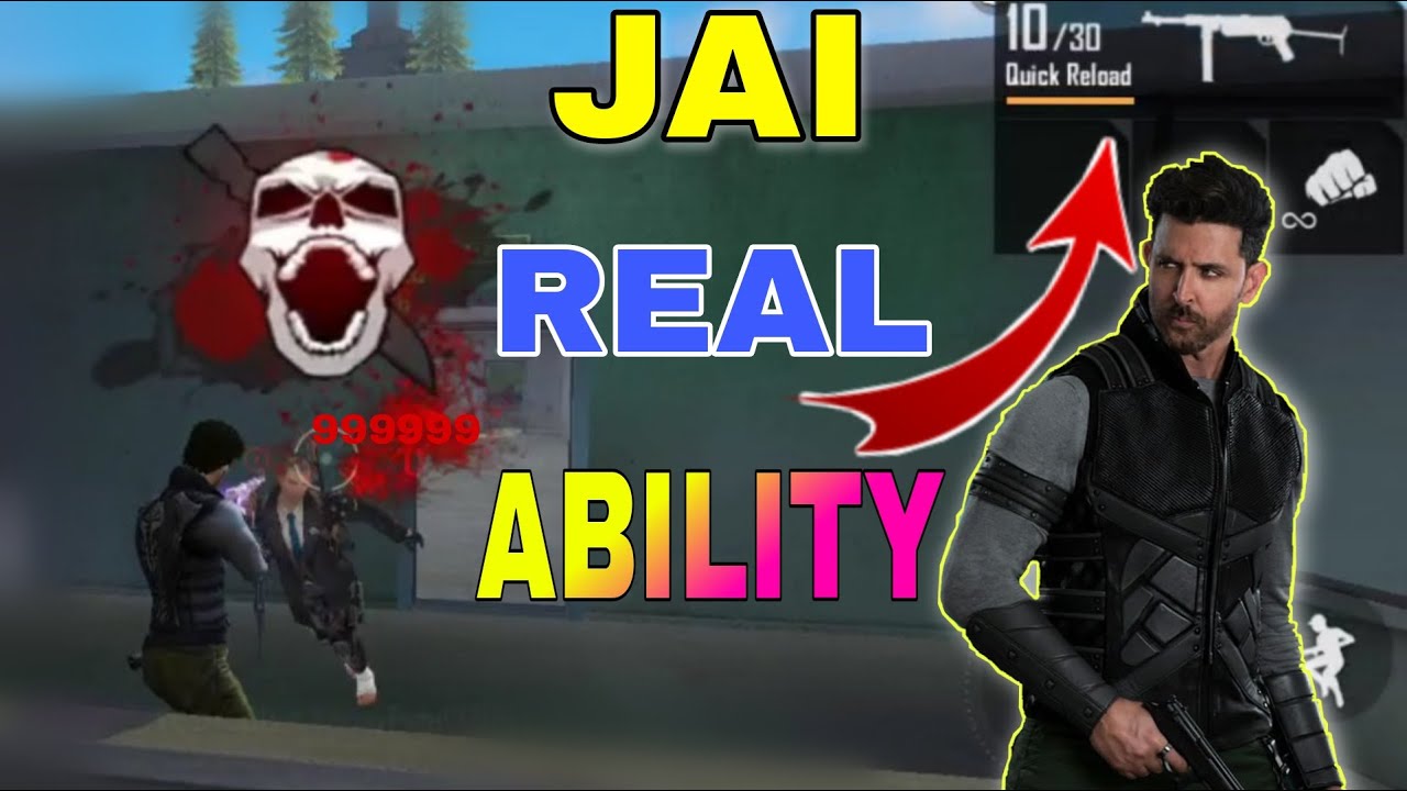 Jai Character Ability in Free Fire | Jai Ability test Free Fire | Free ...