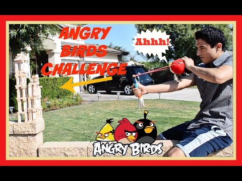 ANGRY BIRDS IN REAL LIFE CHALLENGE | Dave - YouTube