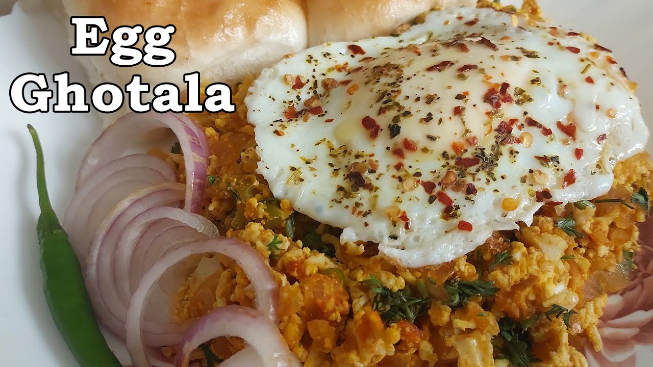 Easy Egg Ghotala Recipe | Anda Ghotala | Easy Street Food Recipe | Egg ...