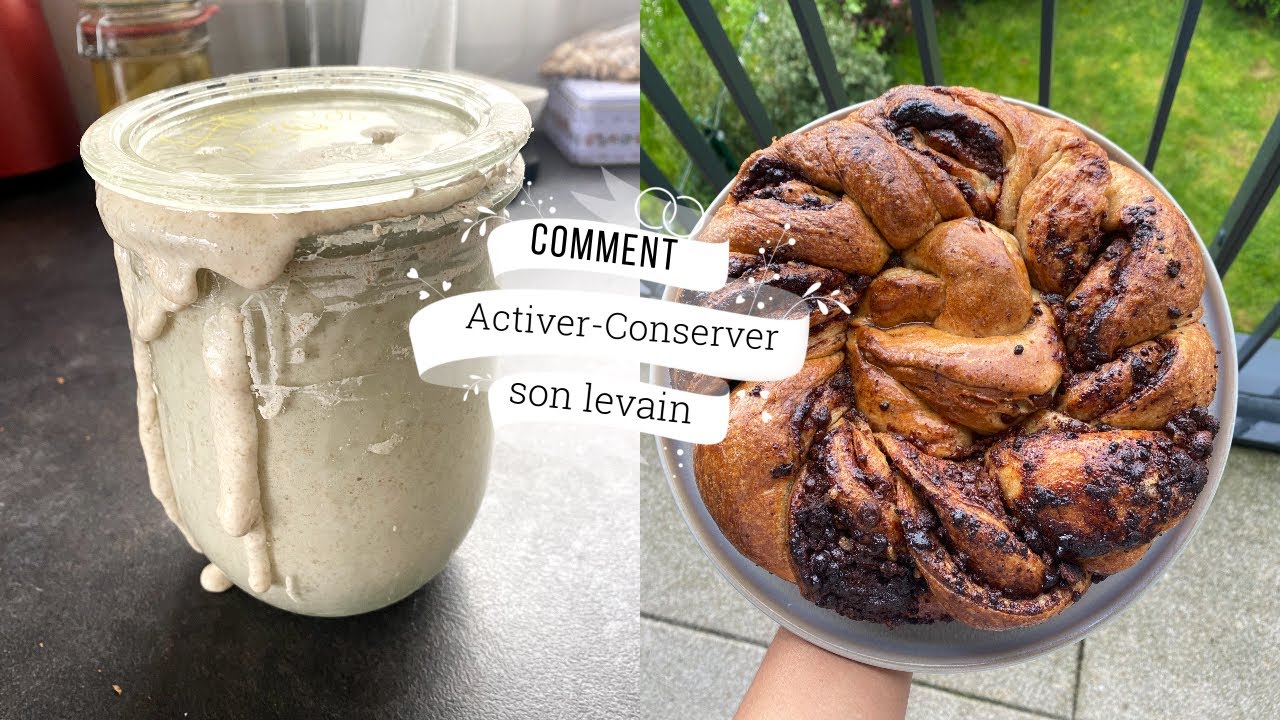 Activer son levain maison (activate-store homemade sourdough) - YouTube