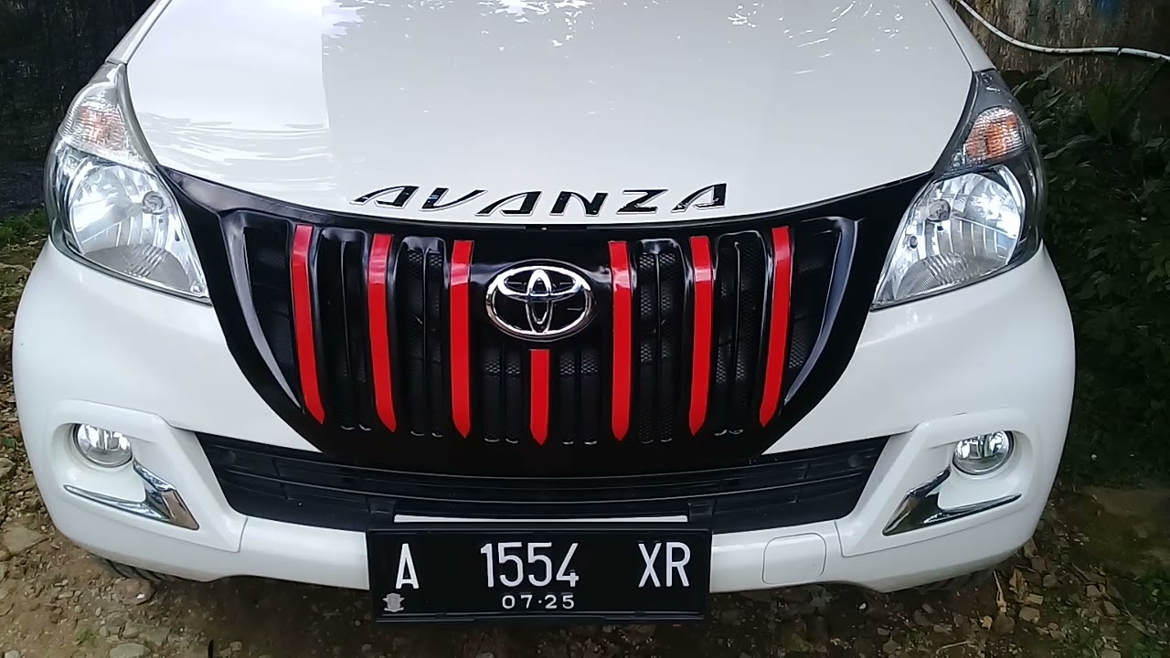 grill custom avanza tipe G 2012 -2014 - YouTube