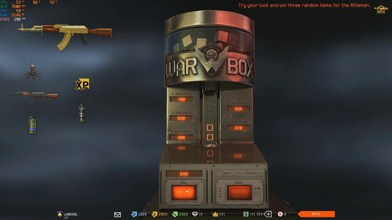 🧽Warface ll Random Boxes Golden AK-47🧽 - YouTube