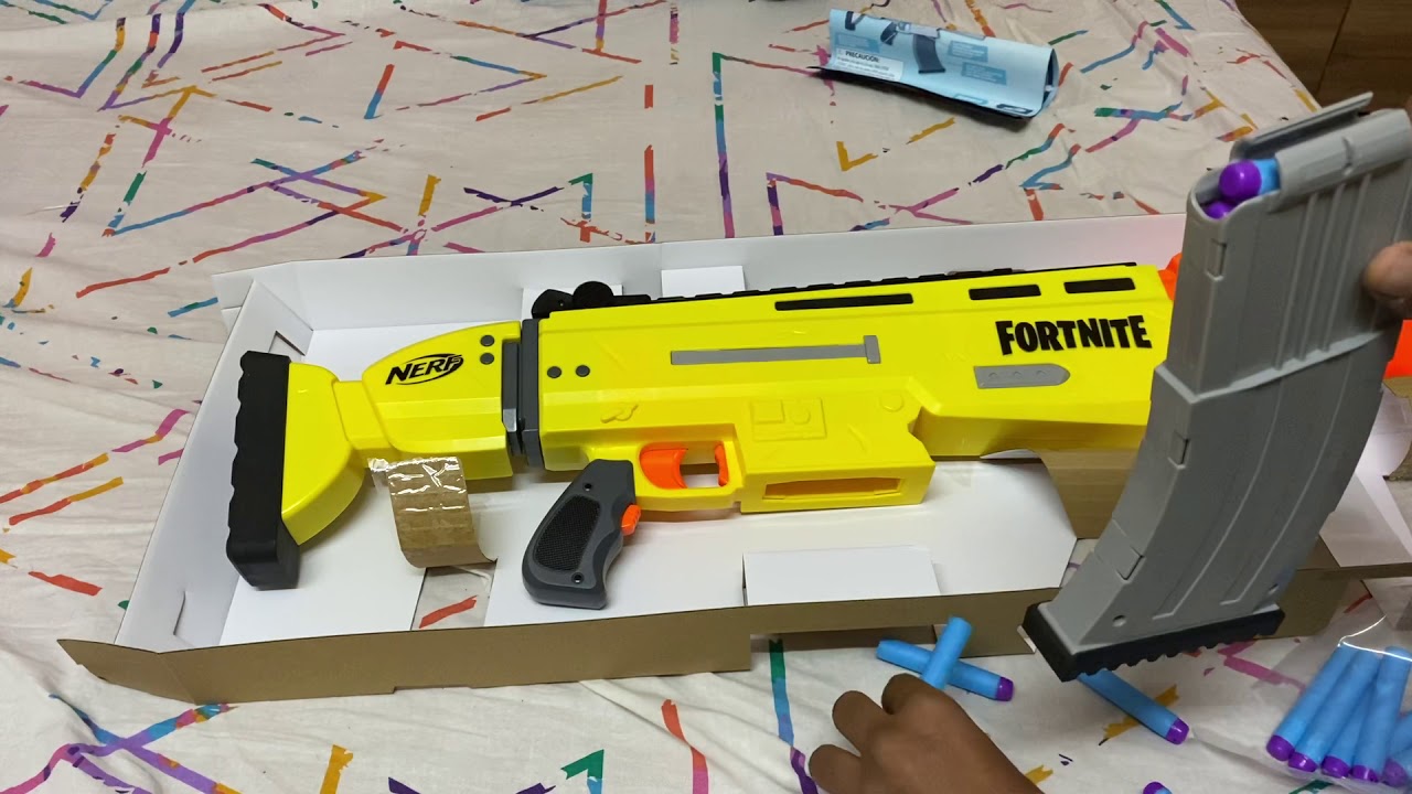 Nerf | Scar L unboxing and overview - YouTube