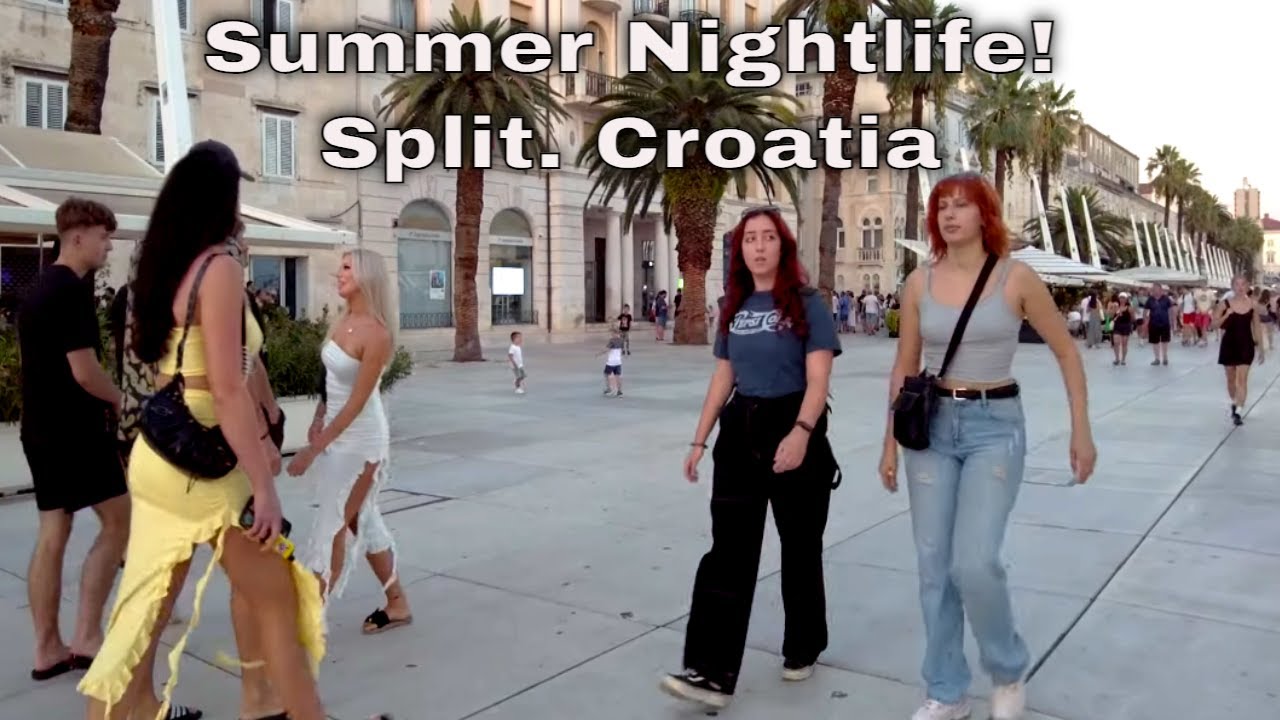 Experience in Croatia: Split's Magical Summer Nights Walking Tour - YouTube