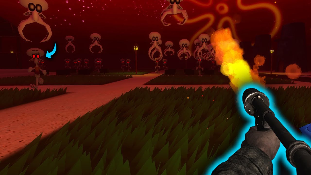 Bikini Bottom is Now A HELLSCAPE!! - Nightmare In Squidville - YouTube